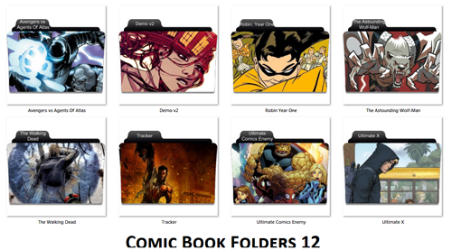 Comic Book Folder Icons 12 by ESeph on DeviantArt