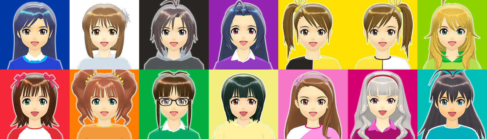 765 Pro All Stars PP Pack 2 (Color BG) by ardoplasma41 on DeviantArt