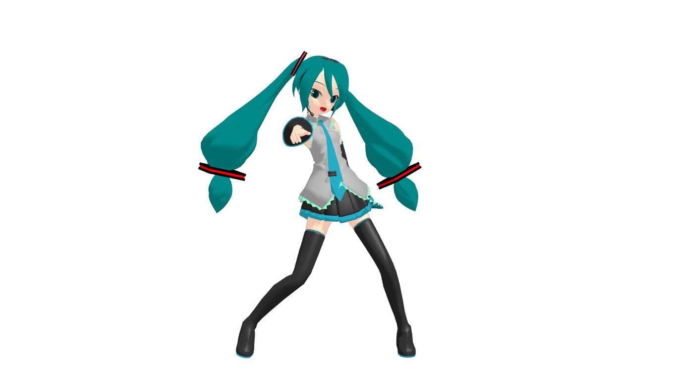 [MMD model dl?] Animasa Miku Hair edit v1 by paprika1423 on DeviantArt