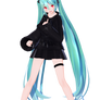 [MMD Model Dl!] YYB Black Dress Miku by paprika1423 on DeviantArt