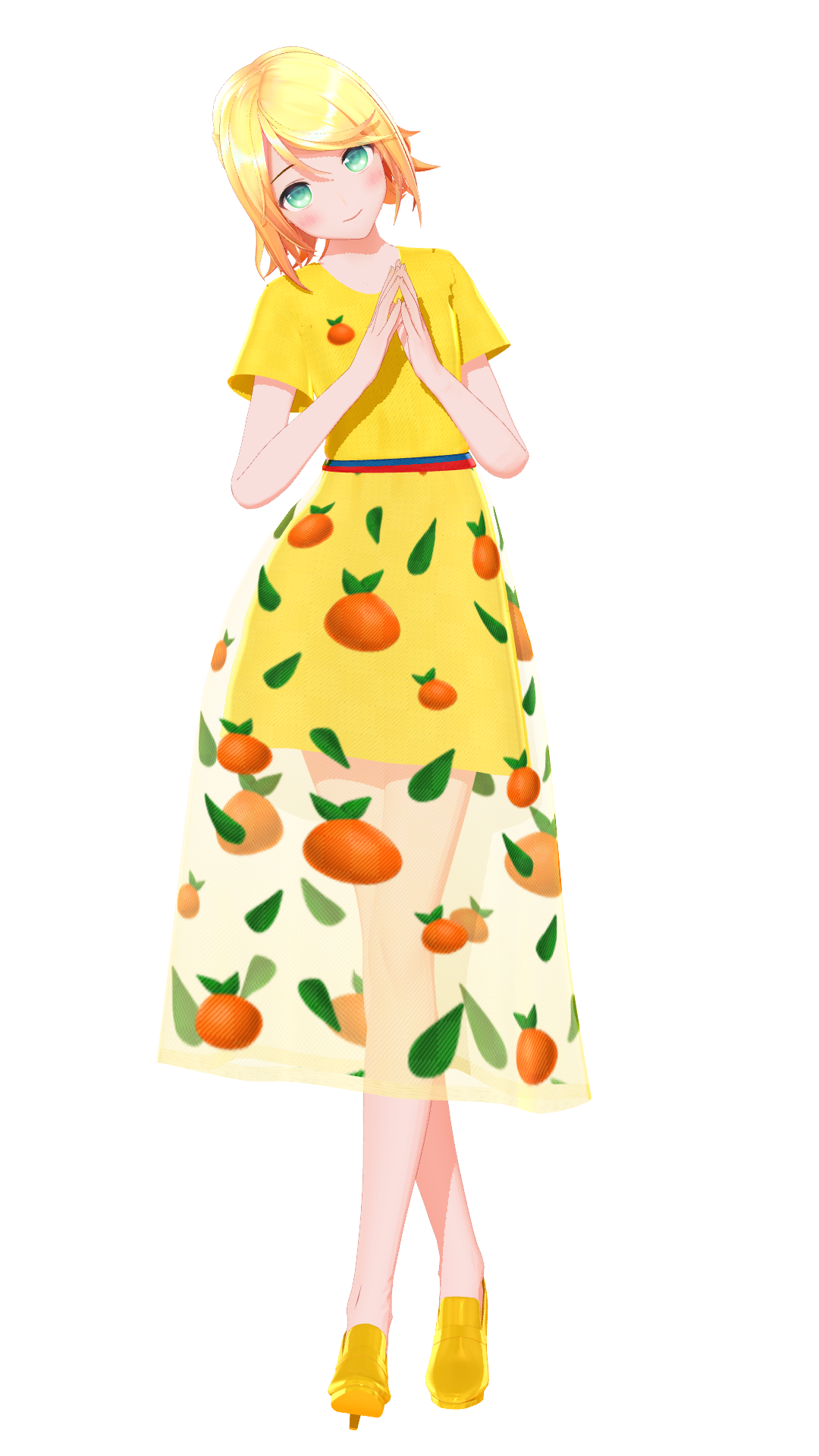 [MMD Model Dl!] YYB Cutie Orange Rin by paprika1423 on DeviantArt