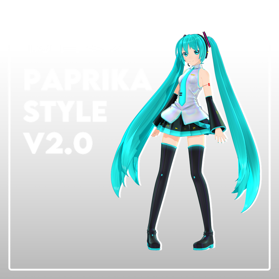 MMD DL | Hatsune Miku Paprika Style V2.2 by paprika1423 on DeviantArt