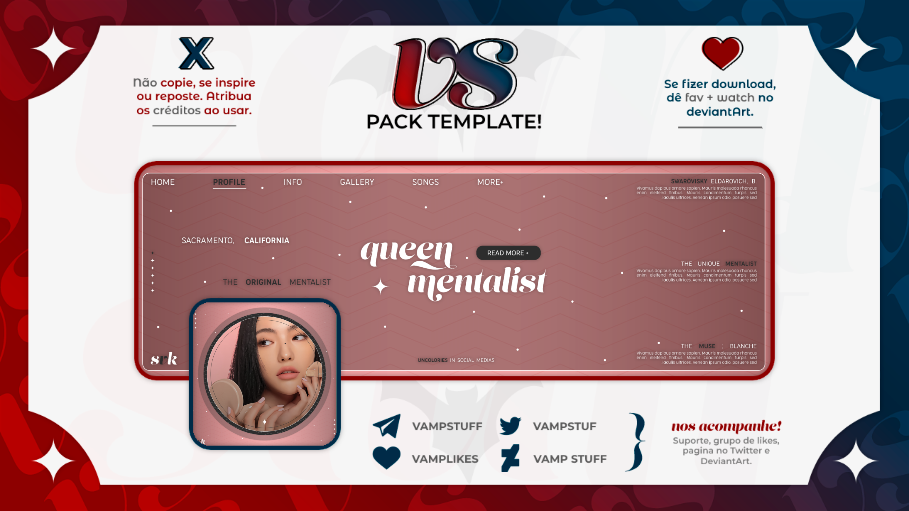 Pack Template #58 VAMP STUFF by OBSCESIN. by vampstuff on DeviantArt
