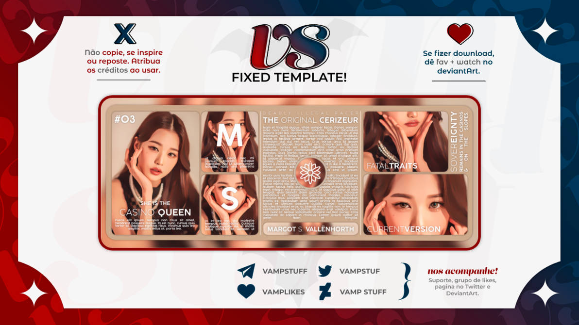 Pinned Template #60 VAMP STUFF by CERIZEUR. by vampstuff on DeviantArt