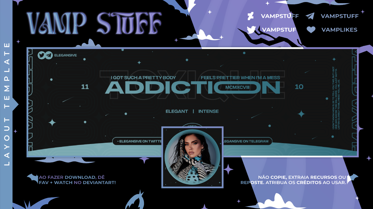 Pack template #97 VAMP STUFF by ELEGANSIVE. by vampstuff on DeviantArt