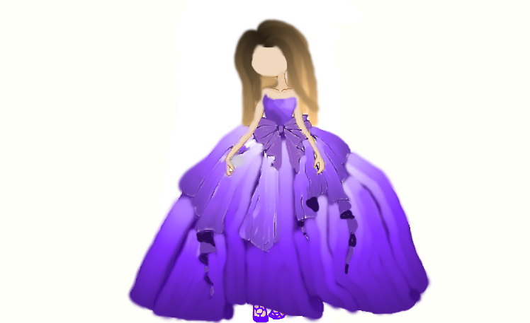 Prom Dress Drawing by wolf-girl2003 on DeviantArt