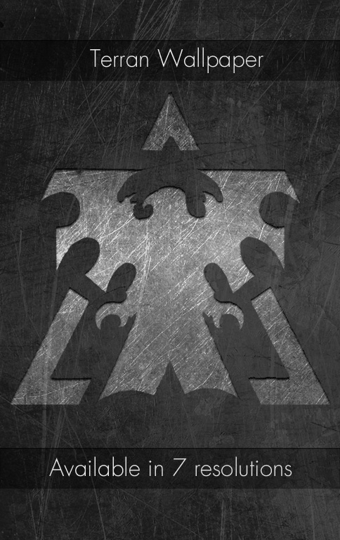Starcraft 2 Terran Logo Wallpaper