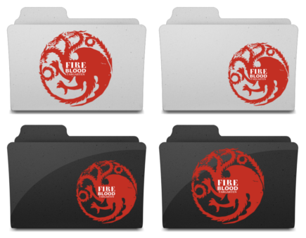 Game of Thrones Targaryen folder icons by M42NGC1976 on DeviantArt