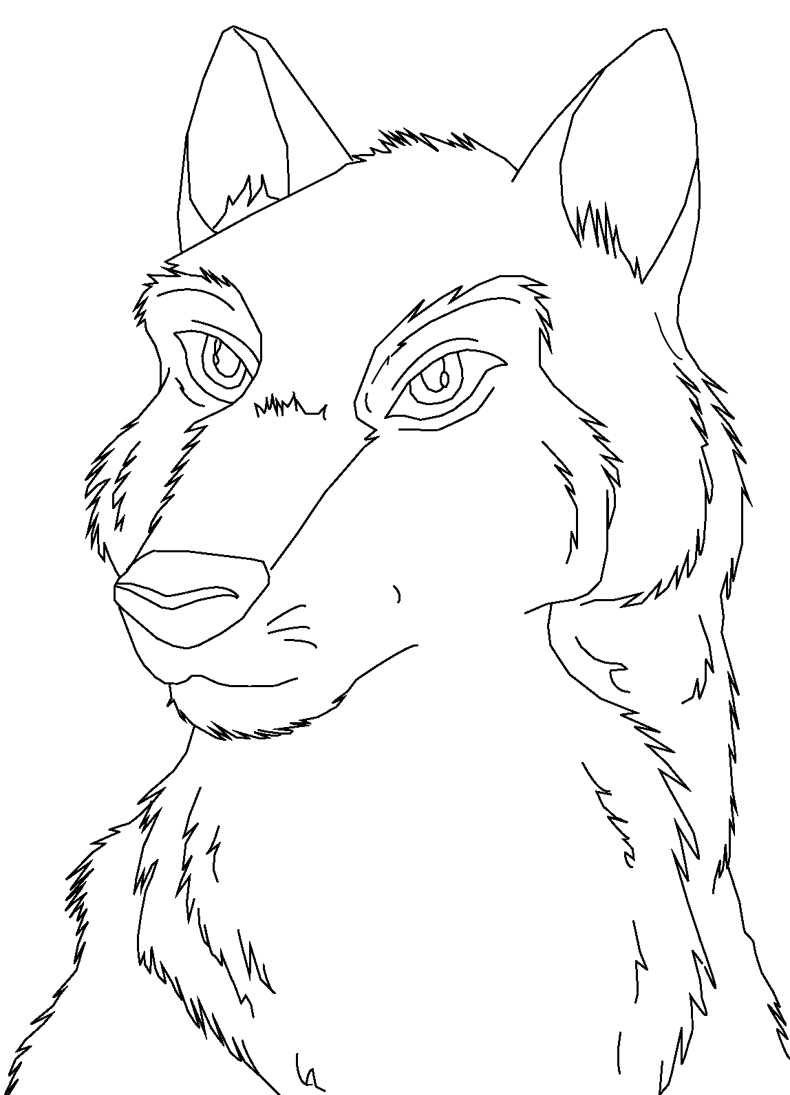 Balto Wolf Headshot Base by AshWolf-Forever on DeviantArt