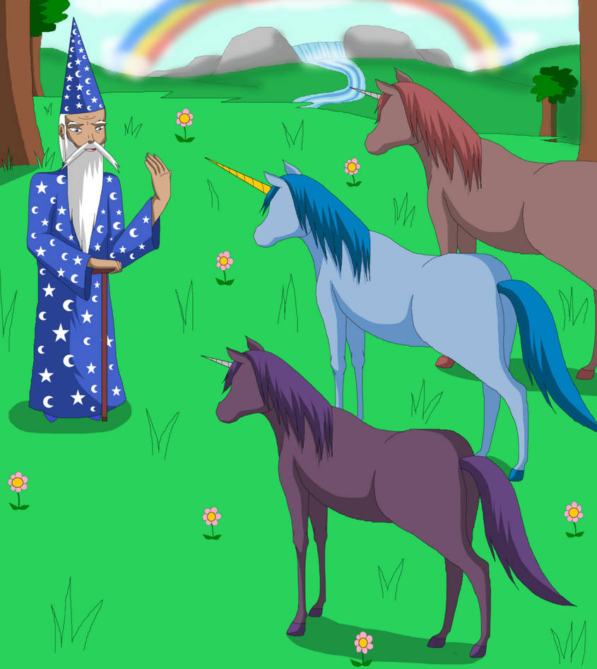 They meet the Wizard by Czakyre on DeviantArt