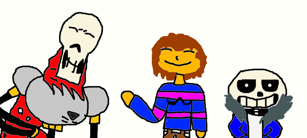 Teen!Frisk with Sans and Papyrus! by Aeowyyn on DeviantArt