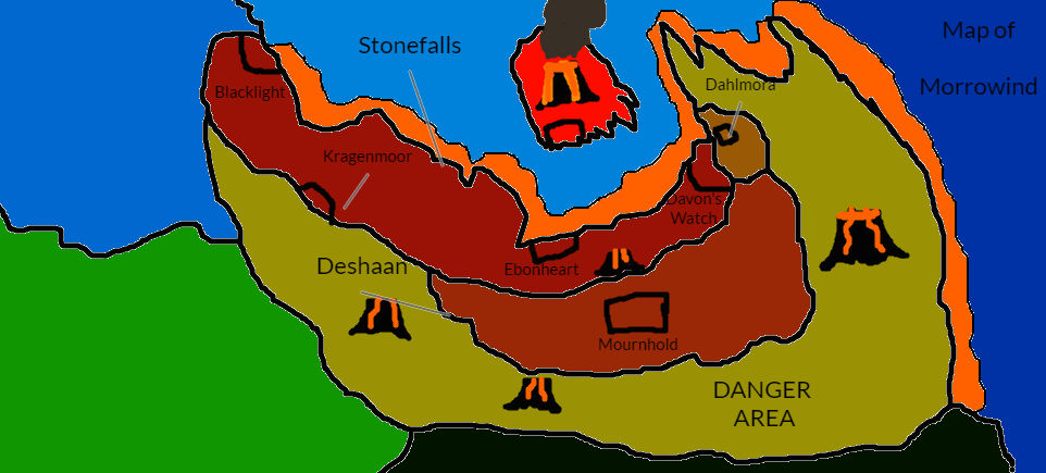 Map of Morrowind by Aeowyyn on DeviantArt