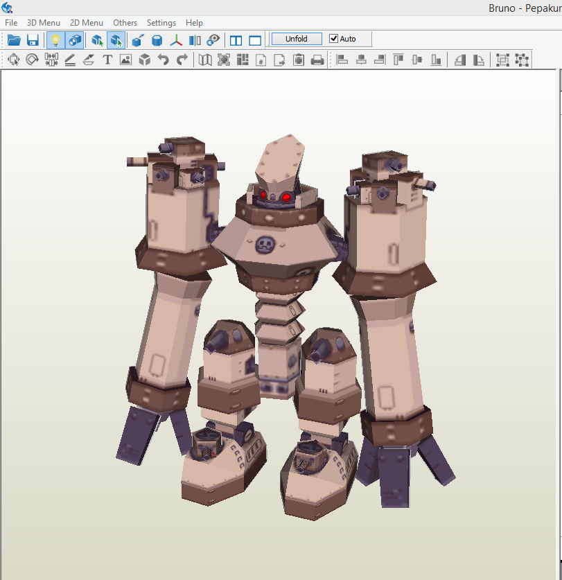 Bruno papercraft template by Avallon1 on DeviantArt