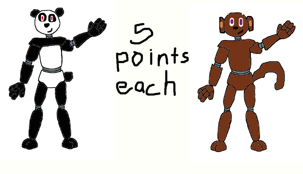 FNAF animatronic 2 (Adoptables) ((Closed)) by ShadaTHedgehog on DeviantArt