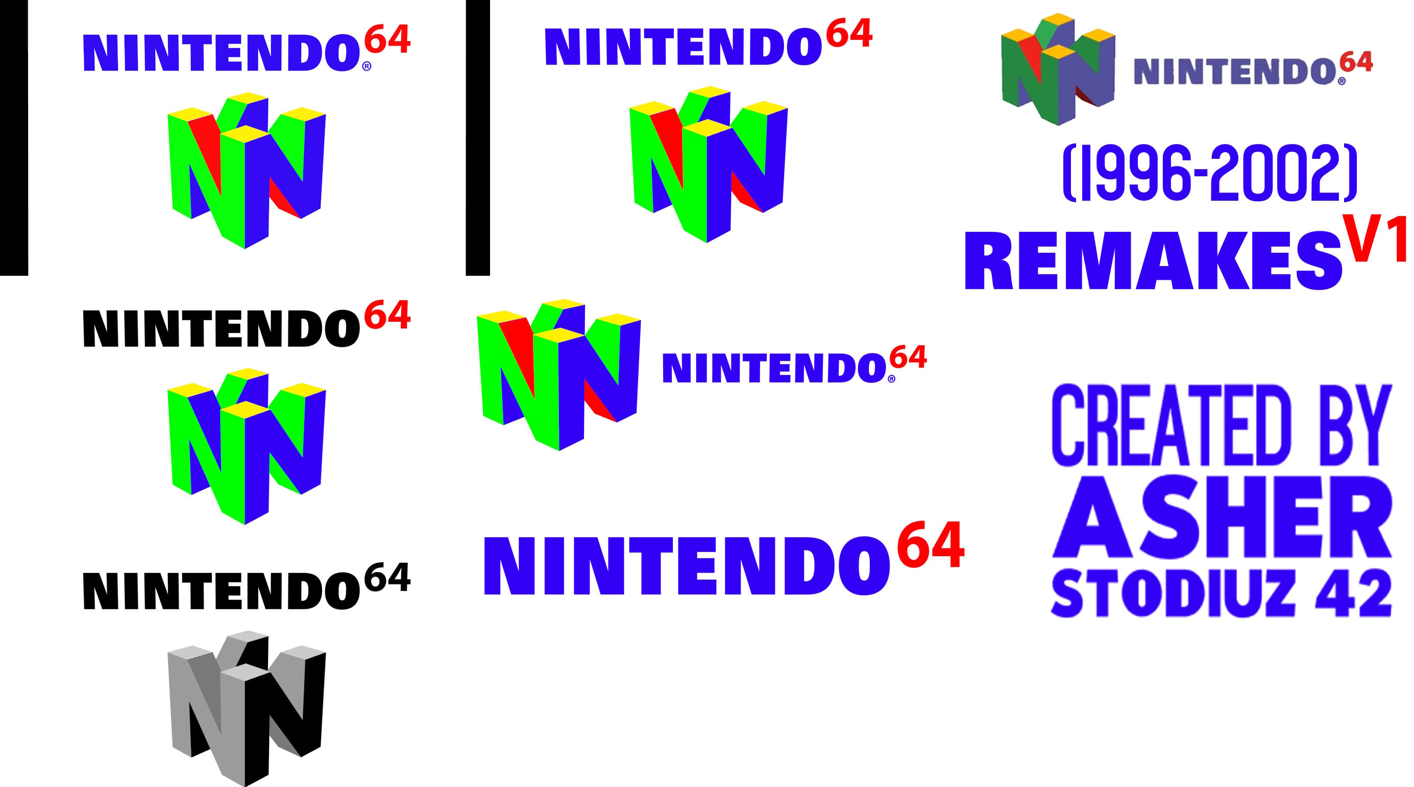 Nintendo 64 (1996-2002) Remakes V1 by asherstodiuz on DeviantArt