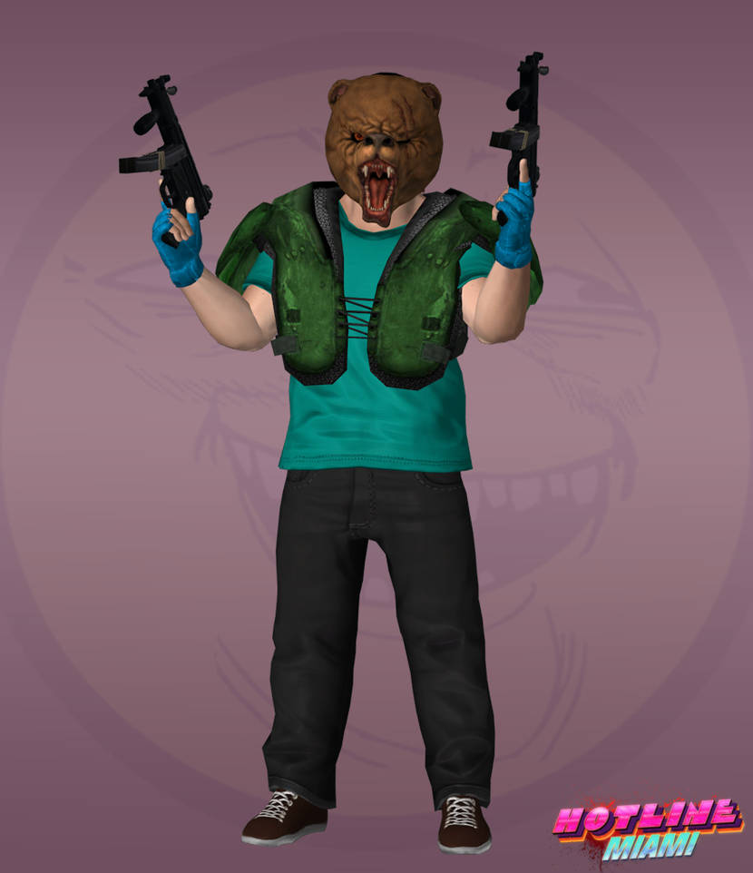 Hotline Miami 2 - Mark by Bringess on DeviantArt