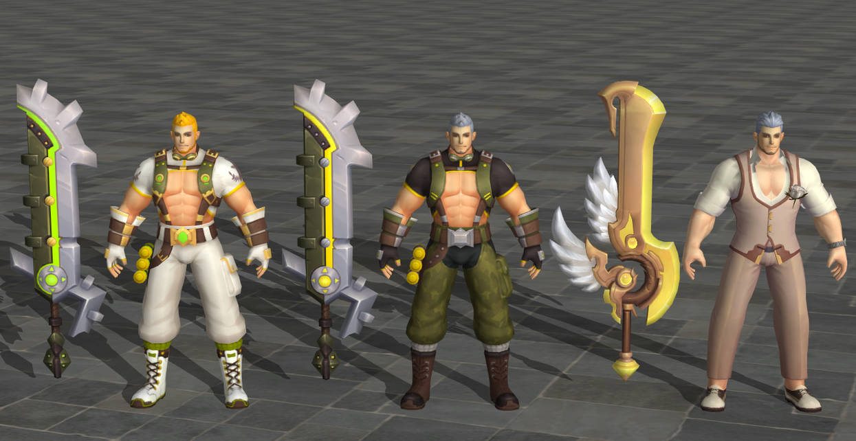 GYEE Avatar Mr Sword (Swordman) pack for Xnalara by KairosApsu0Times on ...