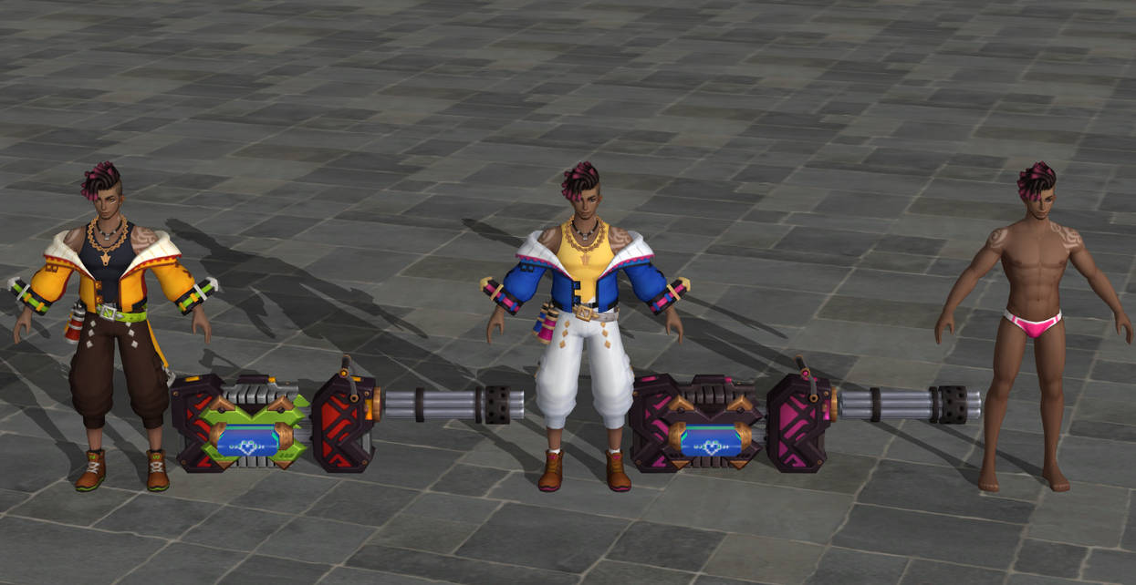 GYEE Garr pack for Xnalara by KairosApsu0Times on DeviantArt