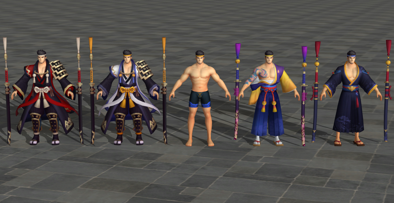 GYEE Lan pack for Xnalara by KairosApsu0Times on DeviantArt