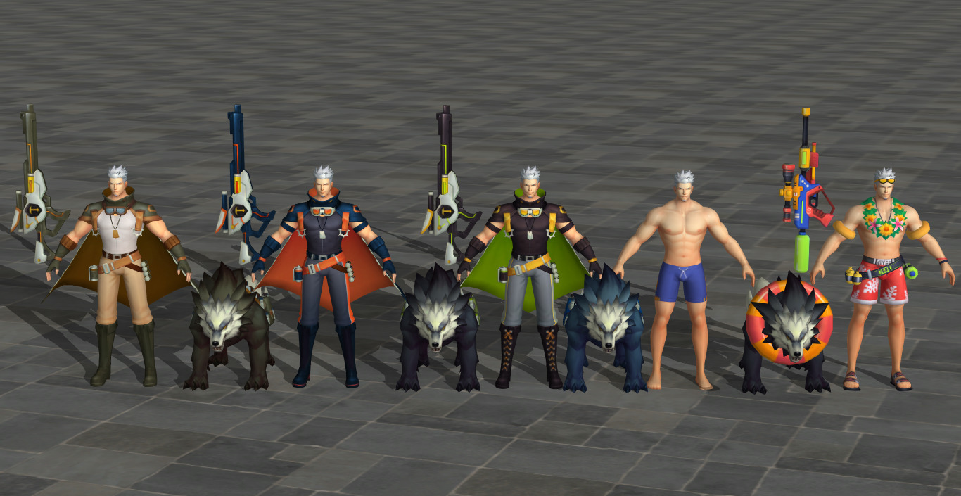 GYEE Miles pack for Xnalara by KairosApsu0Times on DeviantArt