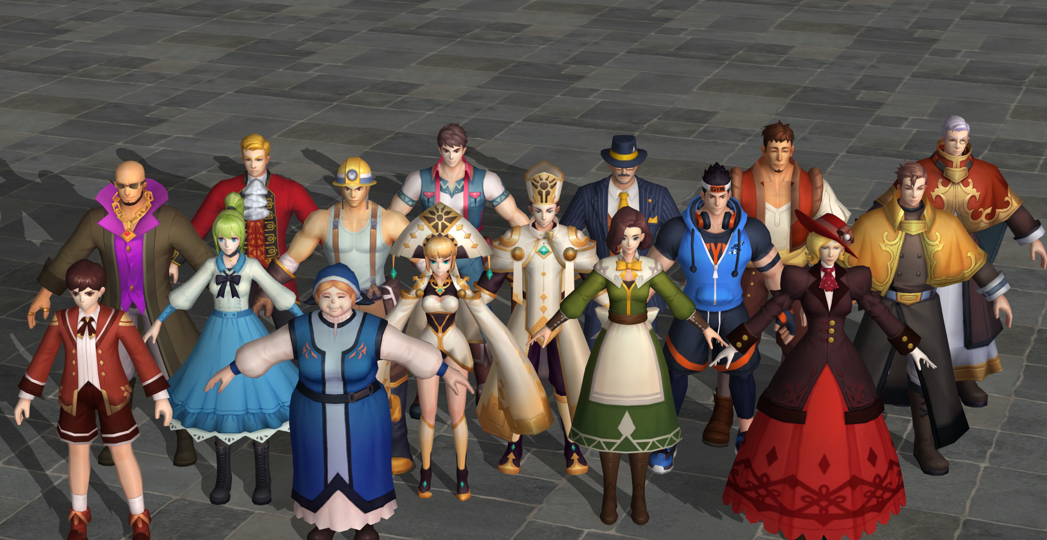 GYEE NPCs (Humans) pack by KairosApsu0Times on DeviantArt