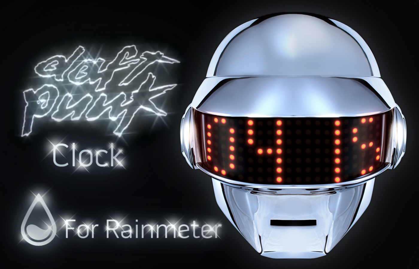 Rainmeter Daft Punk Clock (Thomas) by H-Thomson on DeviantArt