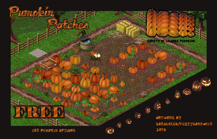 Simple Pumpkin Patches- FREE by Fuzzysandwich on DeviantArt