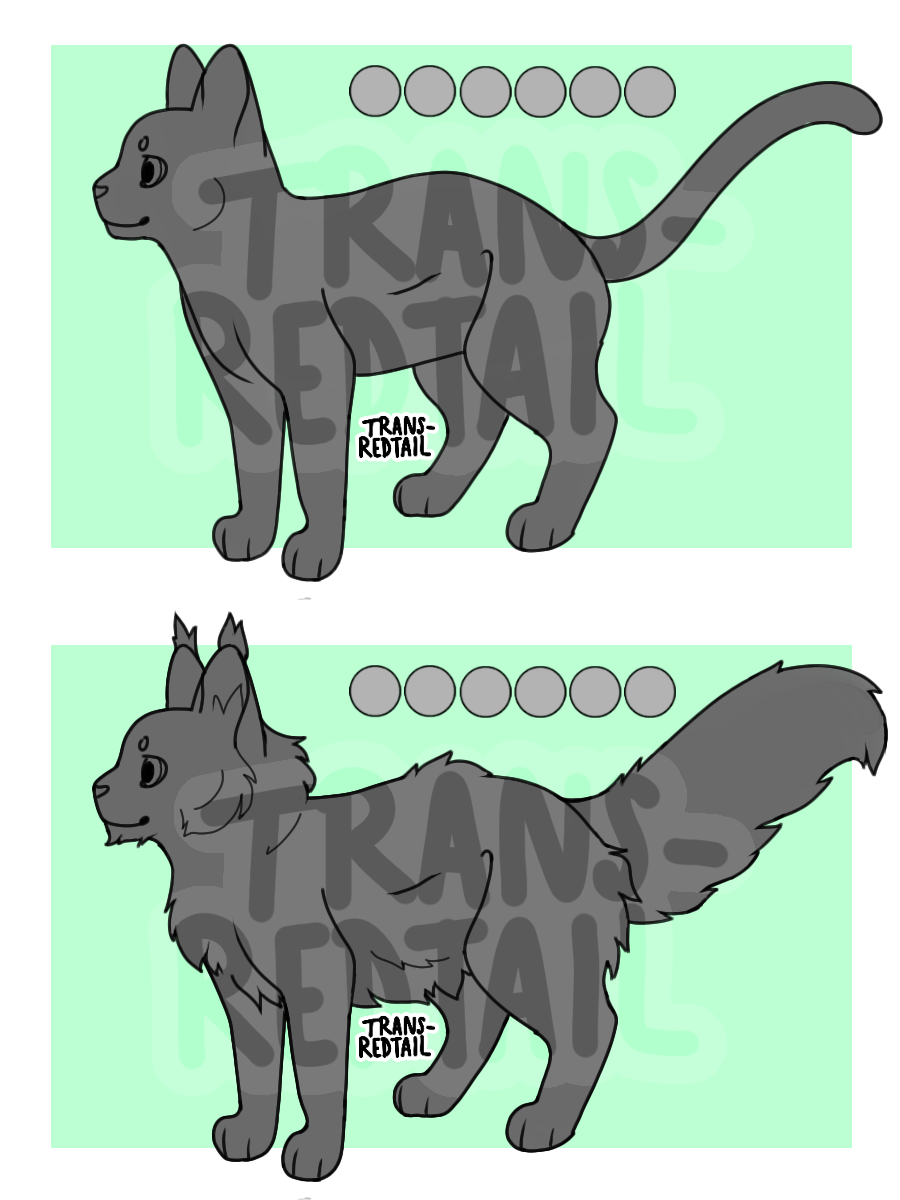 [P2U] Cat Reference Base $7 by trans-redtail on DeviantArt