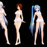 MMD Model Pack: TDA Lacy Haku, IA, Luka, and Miku by K-Manoc1 on DeviantArt