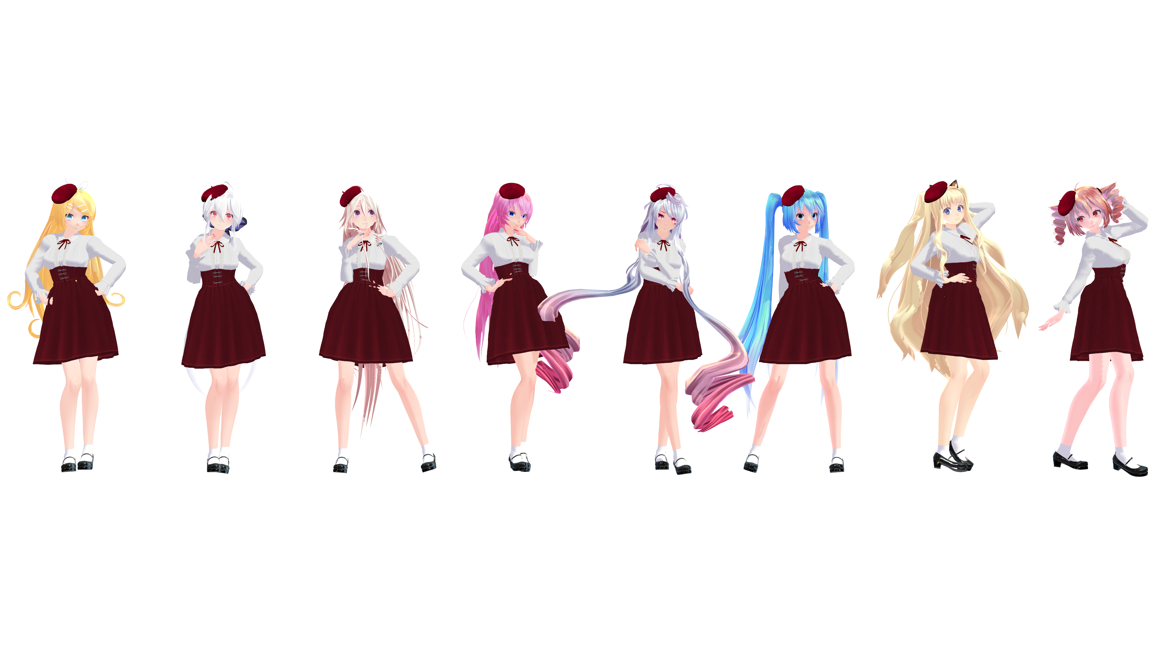 MMD Model Pack: TDA High Society Models by K-Manoc1 on DeviantArt