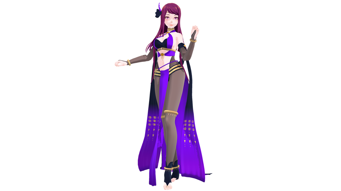 MMD Model Download: TDA Plegian Ivy by K-Manoc1 on DeviantArt