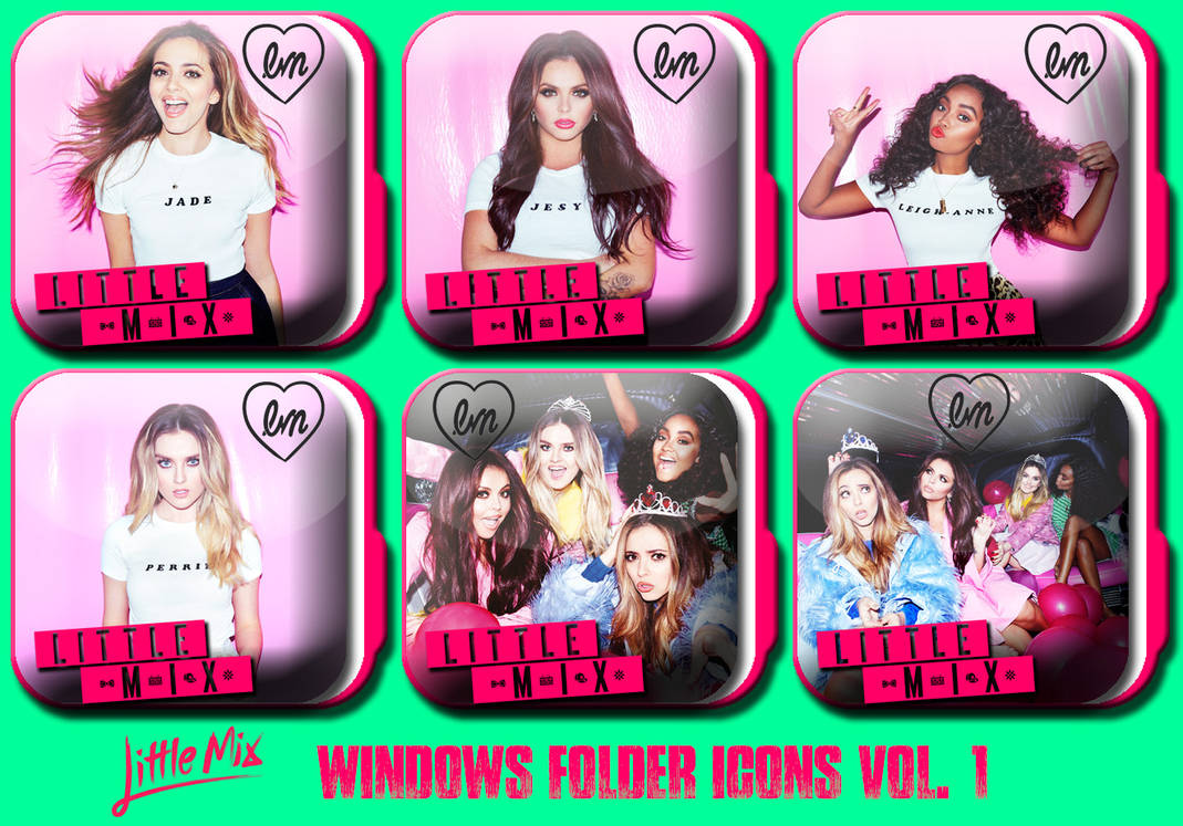 Little Mix Windows Folder Icons by MissCatieVIPBekah on DeviantArt