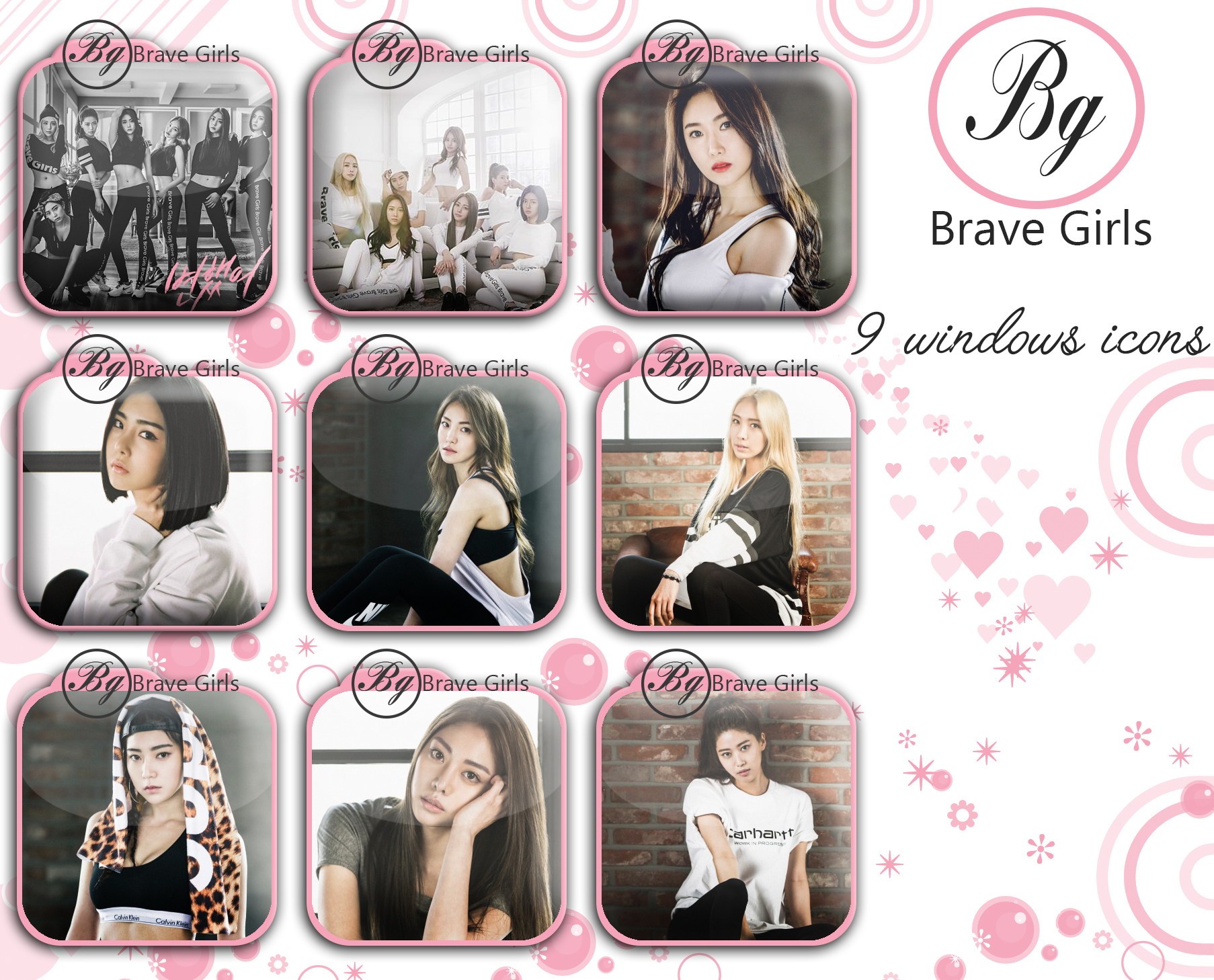 Brave Girls Deepened Icons by MissCatieVIPBekah on DeviantArt