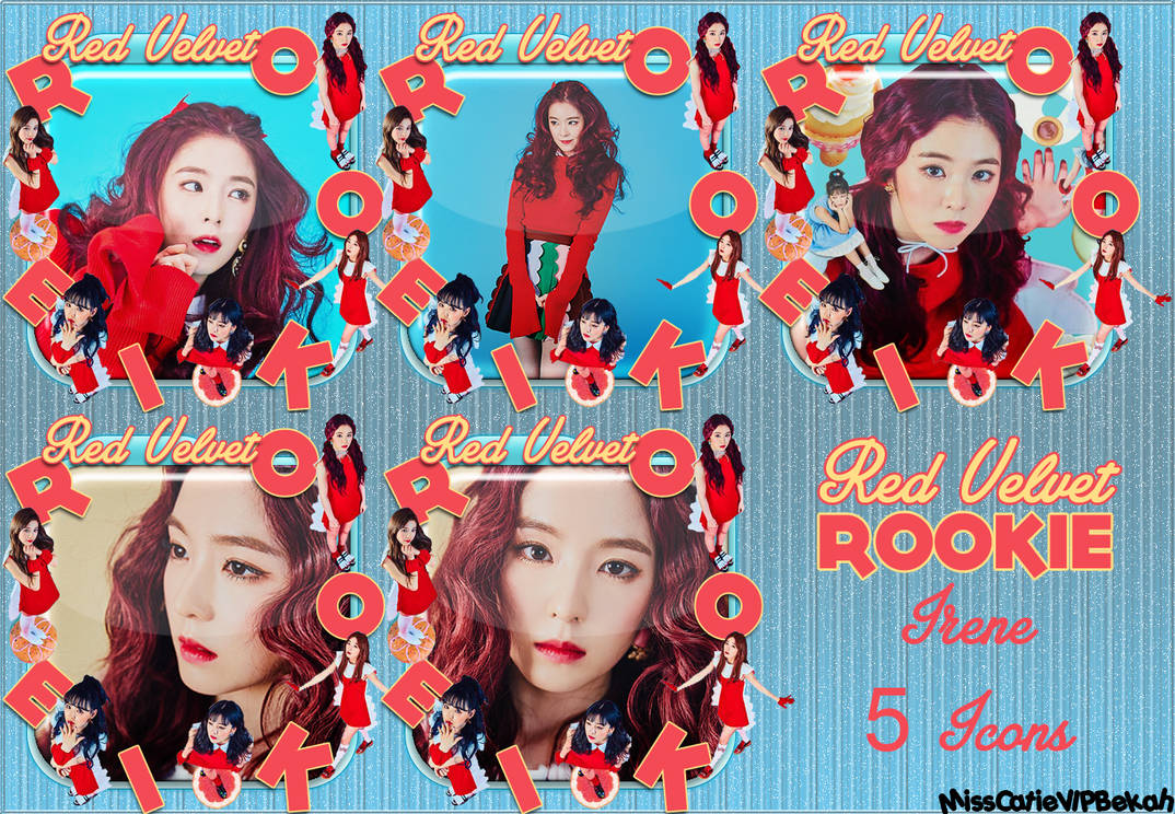 Red Velvet ROOKIE Icons Irene Ver by MissCatieVIPBekah on DeviantArt