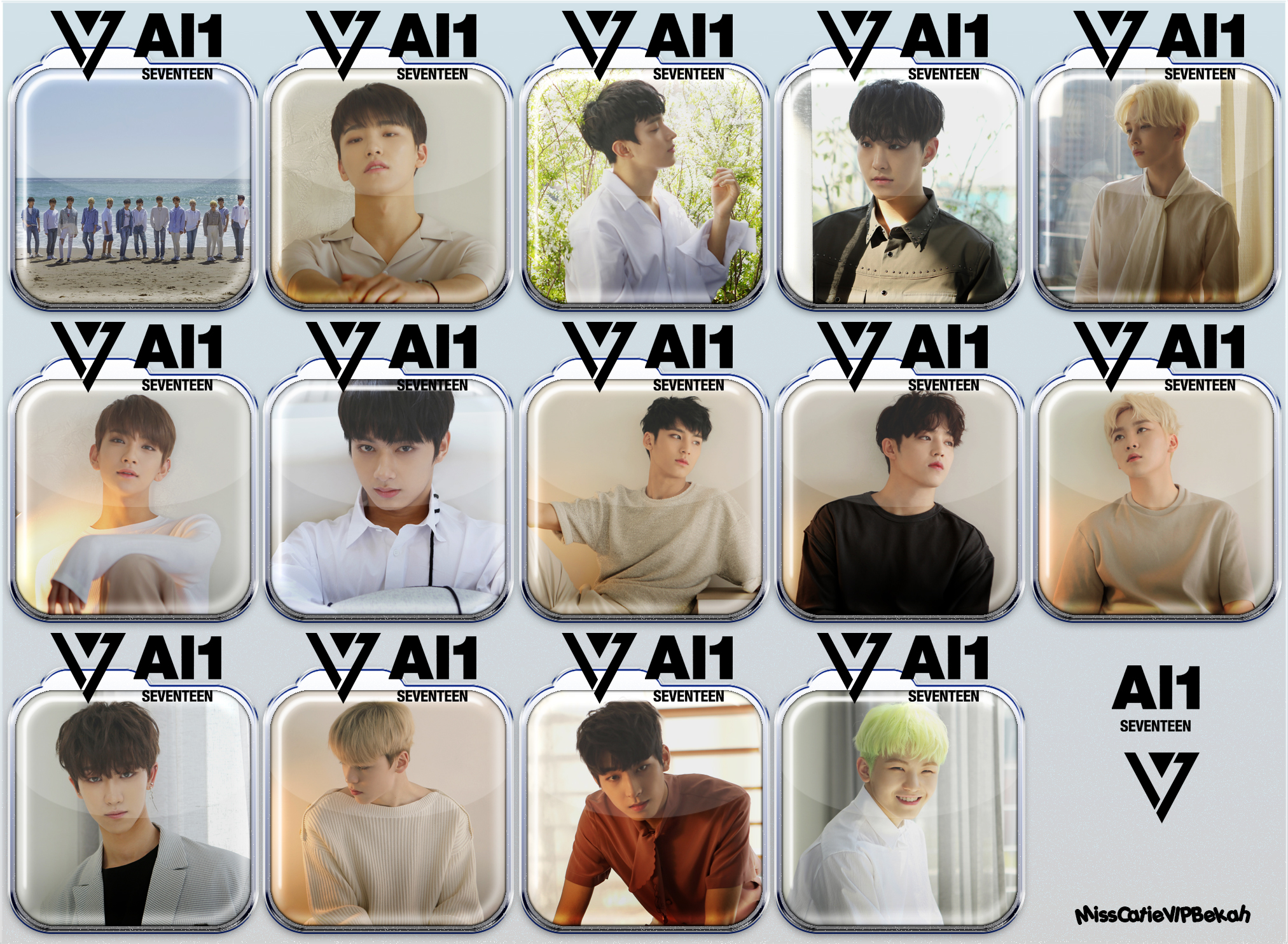 Seventeen A1 Icons by MissCatieVIPBekah on DeviantArt