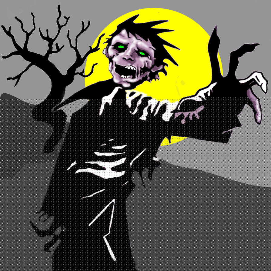 Graphic Art- 'zombie Graveyard' by DMVCustomDesign on DeviantArt