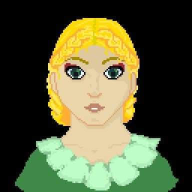 Woman face pixel art by SoJinnie on DeviantArt