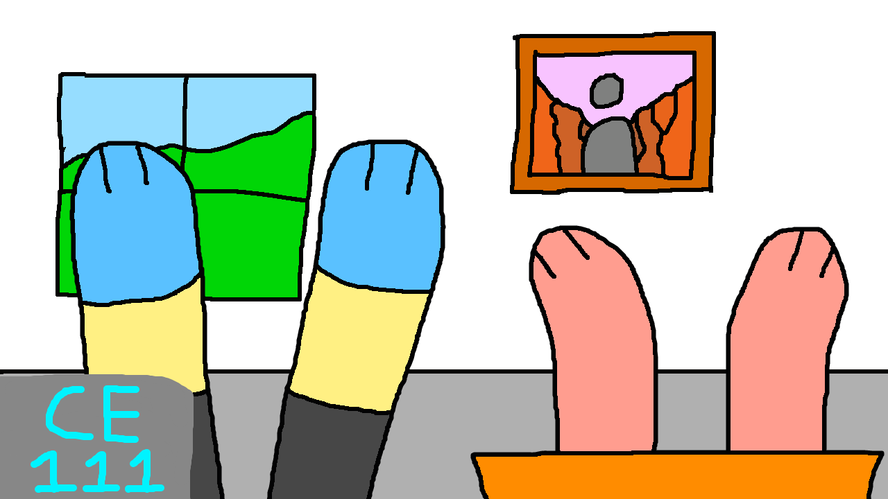 Gumball and Anais' Feet in the Air by Cyanesque111 on DeviantArt