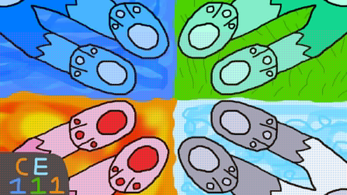 The Elemental Cats' Feet by Cyanesque111 on DeviantArt