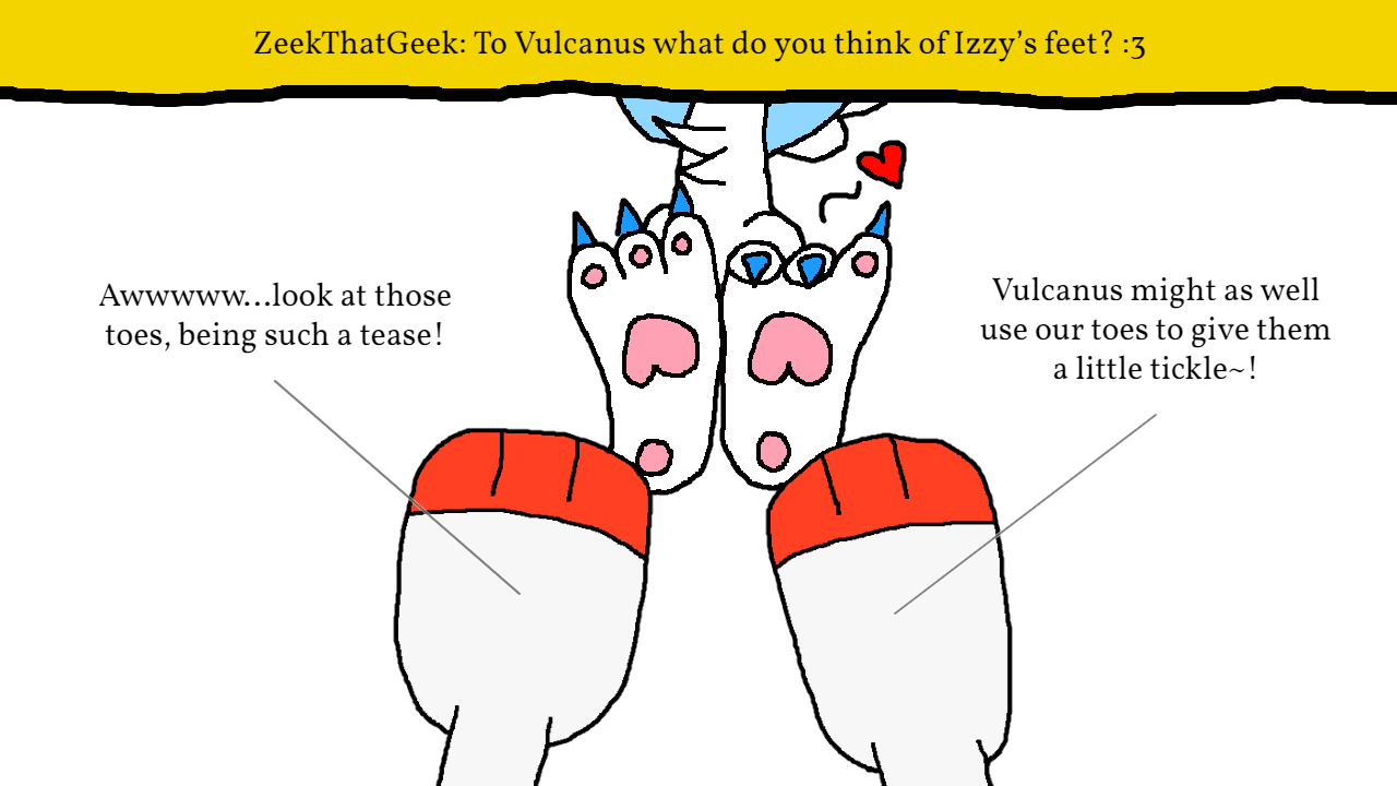 Ask My OCs' Feet #21 by Cyanesque111 on DeviantArt
