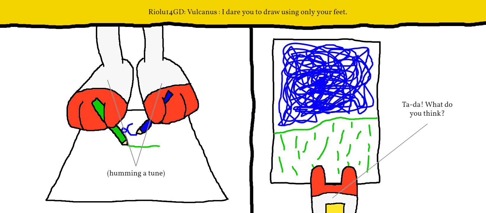 Ask My OCs' Feet #43 by Cyanesque111 on DeviantArt