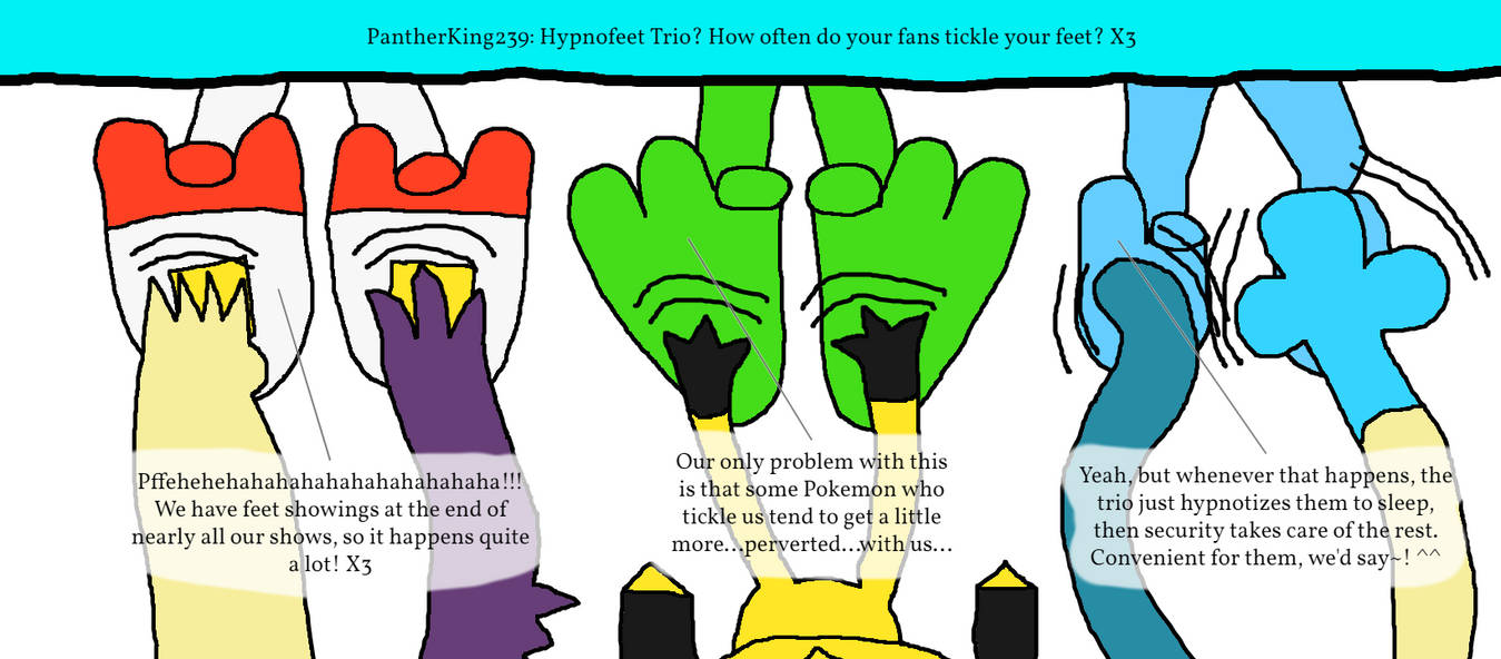 Ask My OCs' Feet #71 by Cyanesque111 on DeviantArt