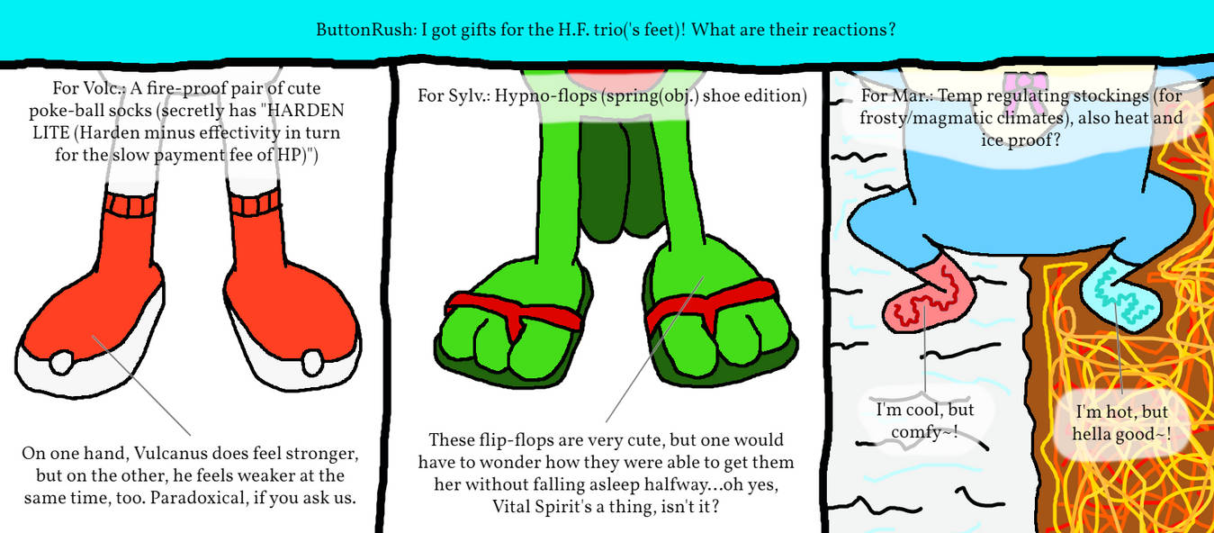 Ask My OCs' Feet #73 by Cyanesque111 on DeviantArt