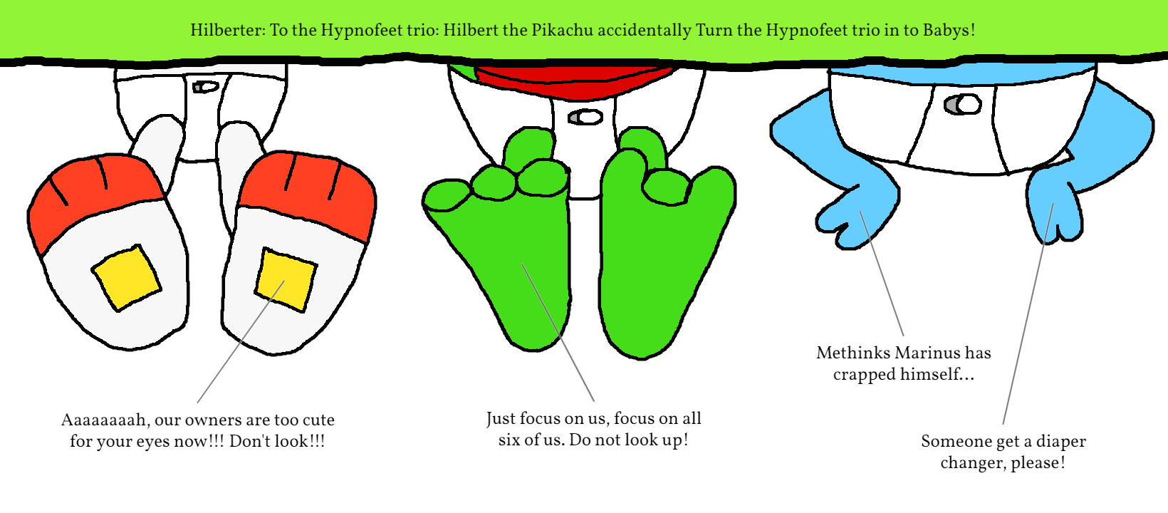 Ask My OCs' Feet #105 by Cyanesque111 on DeviantArt