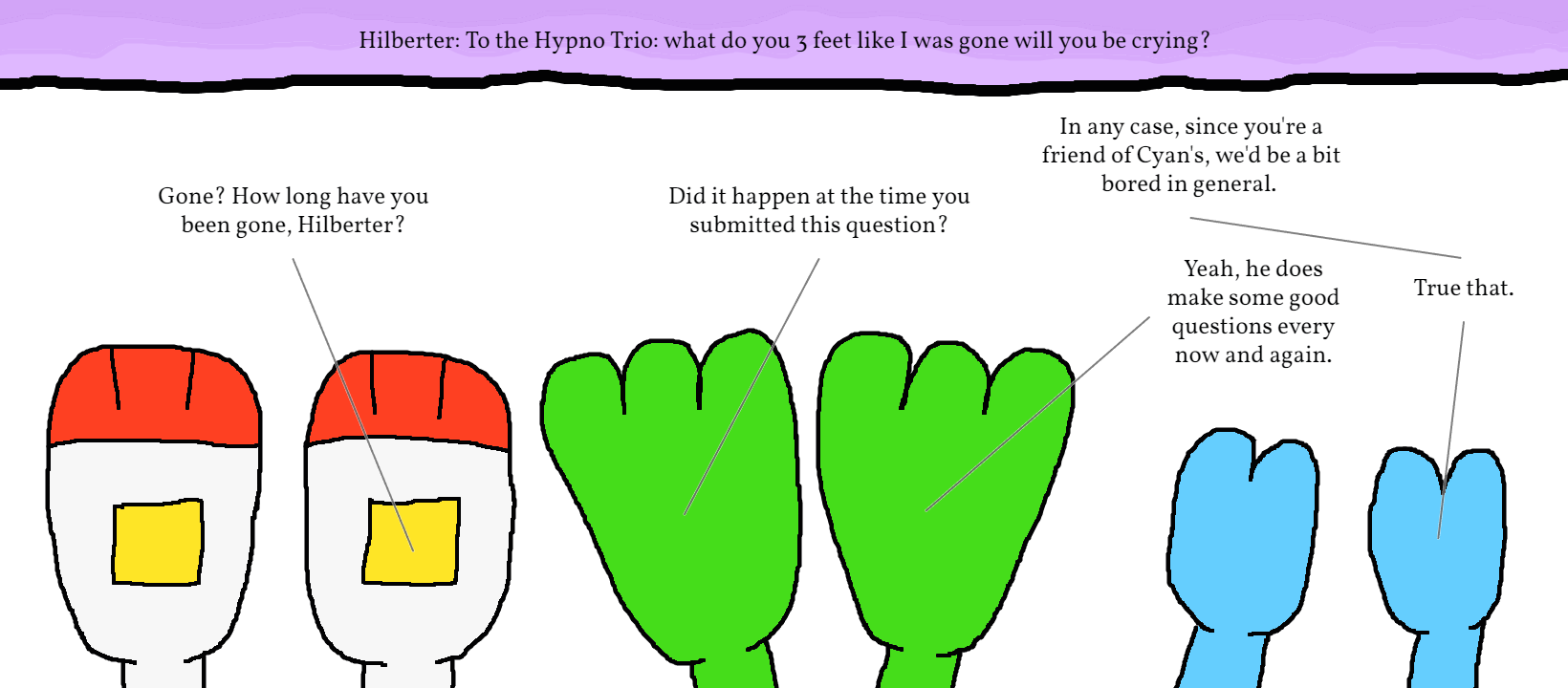Ask My OCs' Feet #156 by Cyanesque111 on DeviantArt