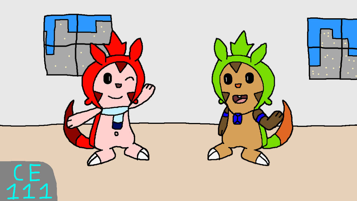 Spiny Meets Avilius (Art Trade) by Cyanesque111 on DeviantArt