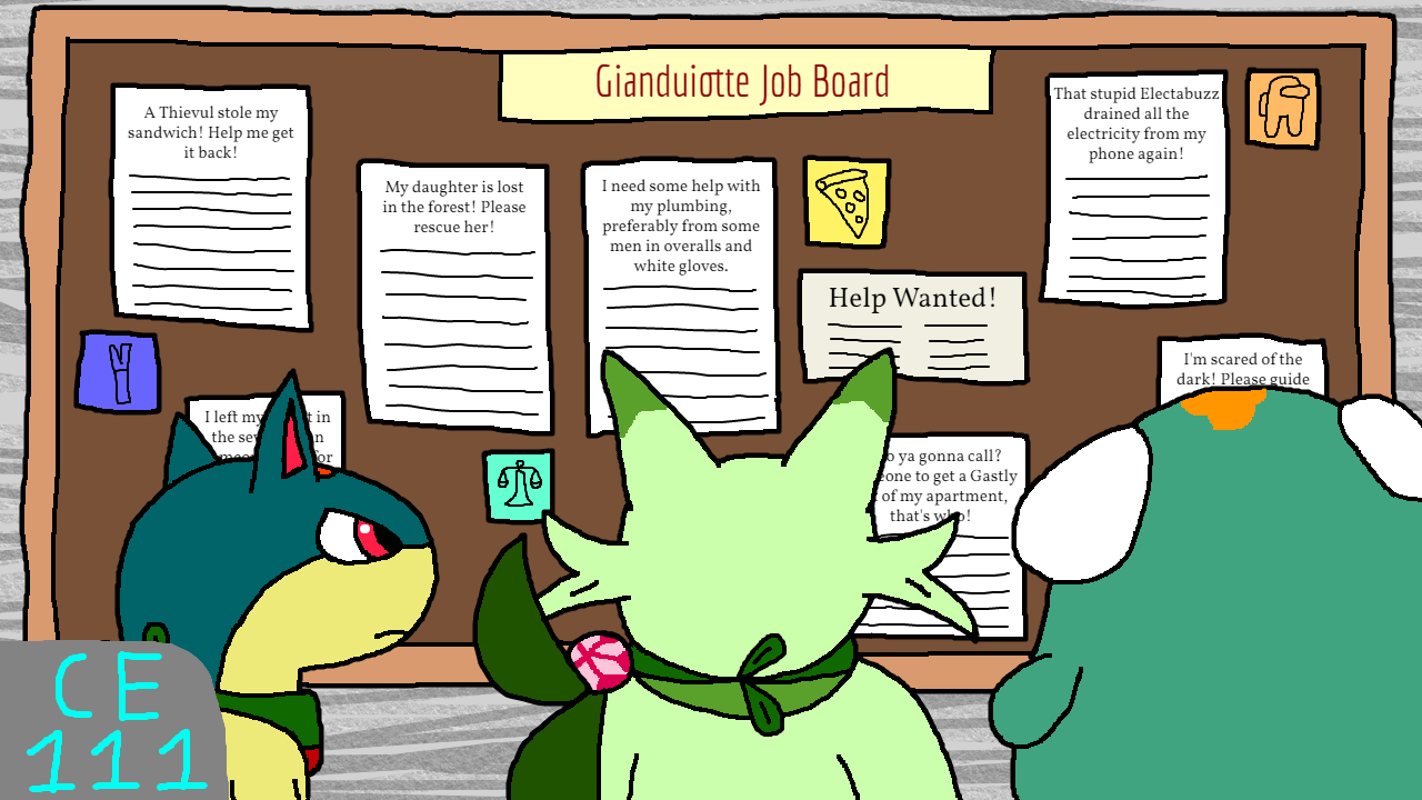At the Job Board by Cyanesque111 on DeviantArt