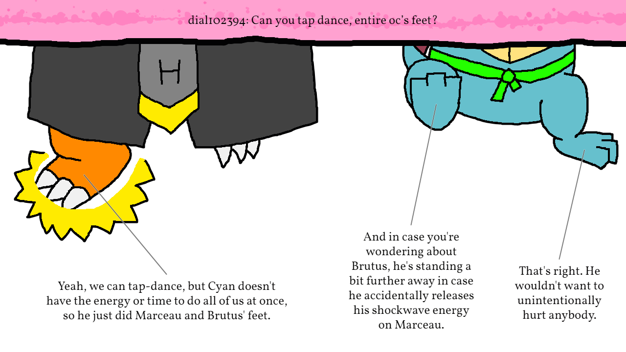 Ask My OCs' Feet #229 by Cyanesque111 on DeviantArt