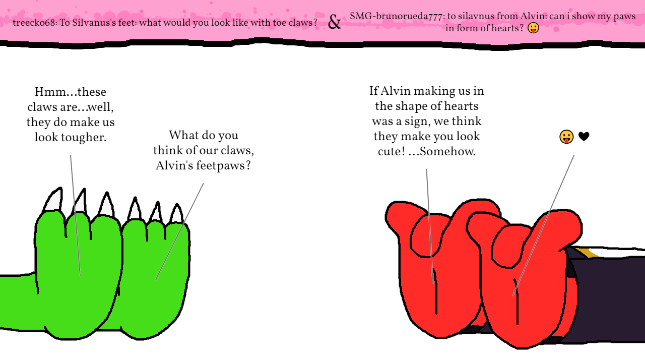 Ask My OCs' Feet #237 by Cyanesque111 on DeviantArt