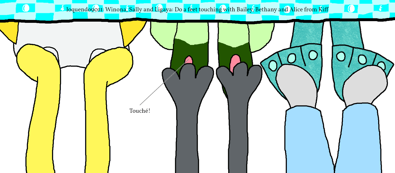 Ask My OCs' Feet #266 by Cyanesque111 on DeviantArt